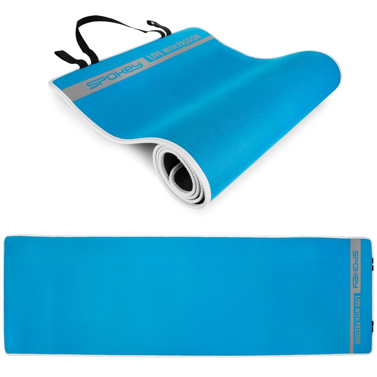 Gymnastics mat SPOKEY Flexmat, blue | Velomarket