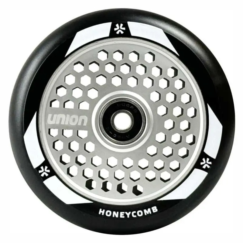 Ratas tõukerattale UNION Honeycomb Pro Scooter Wheel 110mm, must/hõbe ...