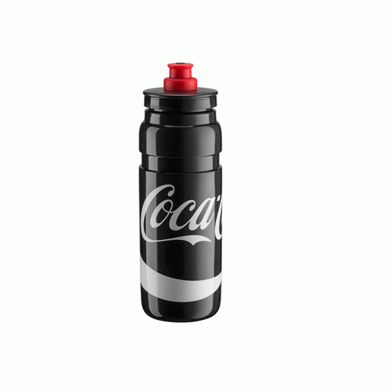 Drinking bottle ELITE Fly Coca Cola Black 750 ml - Velomarket